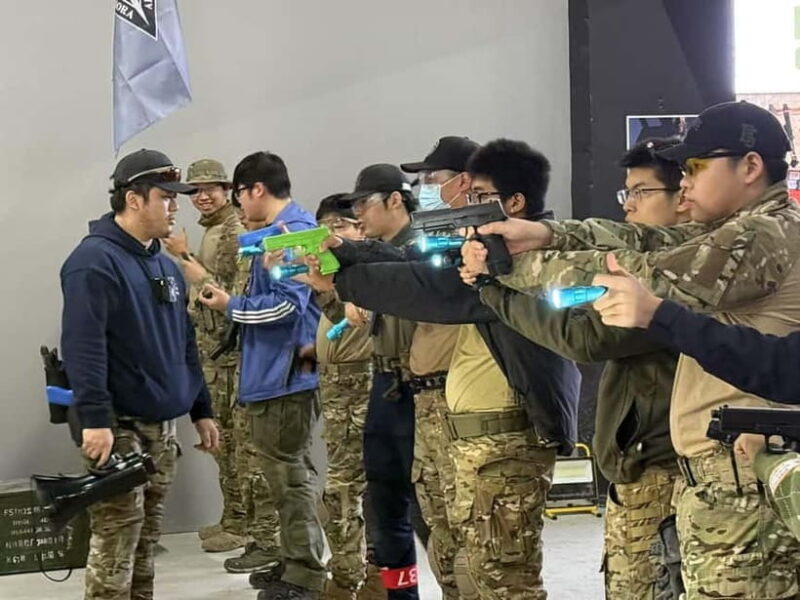 Beijing: Indoor Water Blaster Battle with Local Players - Key Points