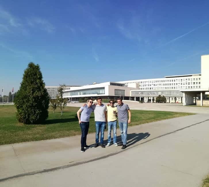 Belgrade: Space architecture tour - brutalist architecture - How the Tour Begins: Pickup and First Impressions