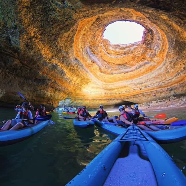 Benagil: Guided Kayak Tour inside caves and Praia da Marinha - The Itinerary: A Well-Planned Coastal Journey