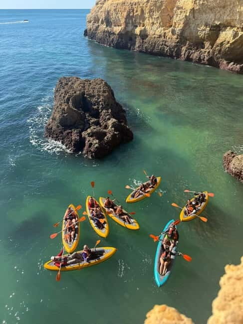 Benagil: Guided Kayak Tour inside caves and Praia da Marinha - Group Size, Timing & Practicalities