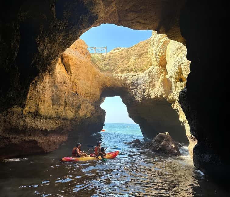 Benagil: Kayak Tour to Benagil Caves  Small Group - Key Points