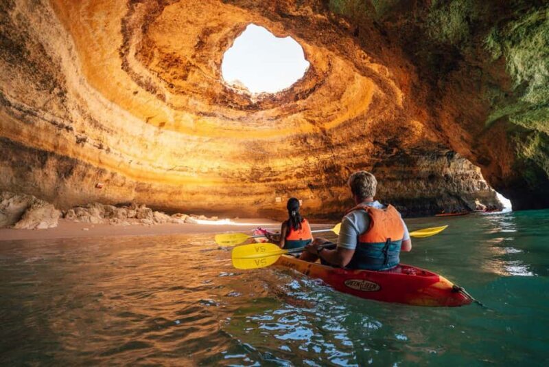 Benagil: Kayaking Tour to the Benagil Cave (Free Shower) - The Experience in Detail