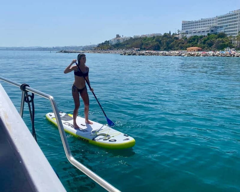 Benalmádena Boat Tour with Snorkeling, Water Slide and Lunch - Key Points:
