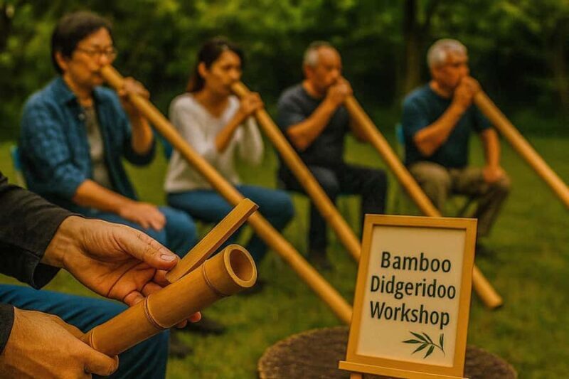 Beppu: Bamboo Didgeridoo Workshop with Meditation - Key Points