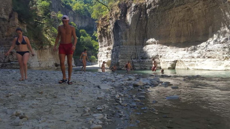 Berat: Osum Canyon and Bogove Waterfall Tour - Swimming and Relaxing