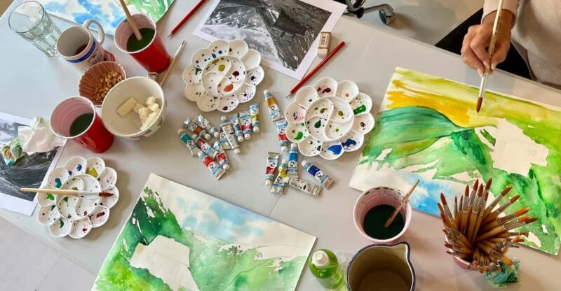 Bergen: paint Norwegian landscape with watercolor - The Value for Money
