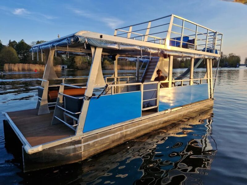 Berlin: Jost Van Dyke Pontoon Rental - The Boat: Luxury Pantoon Jost Van Dyke