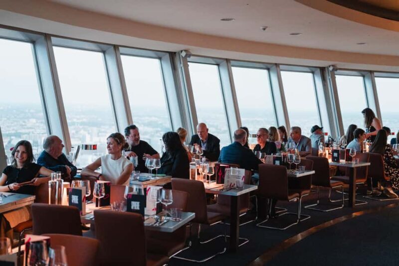 Berlin: TV Tower Sphere Tim Raue 4-Course Menu  My Home - The Setting: The Highest Restaurant in Berlin