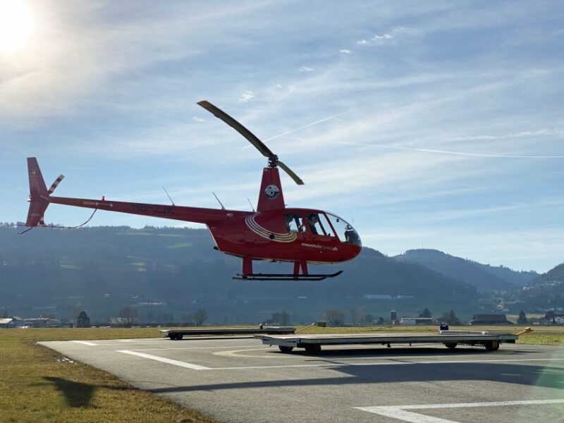 Bern: Private 54-Min Lakeland Helicopter Tour-up to 3 People - From a Practical Perspective