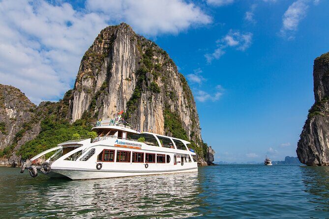Best Halong 1 Day with Premium Cruise, Buffet Meal, Sunset Party - Key Points