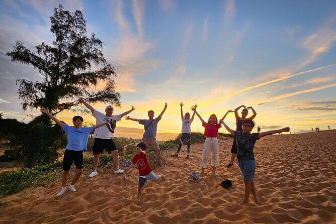 Best of Mui Ne Day Trip: Sand Dunes with Breathtaking Sunset - The Red Sand Dunes: A Colorful Contrast