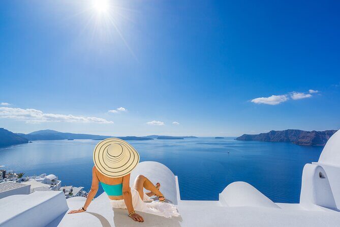 Best of Santorini Full Day Private Trip From Mykonos - Off to Pyrgos and Profitis Ilias