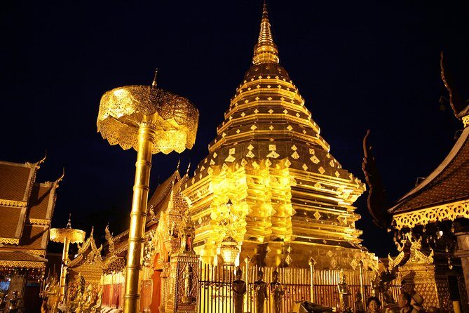 Best seller!! Amazing Night tour, Doi Suthep + Wat umong - Top Must visit! - Exploring Wat Umong