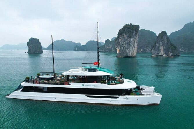Best Selling Catamaran Cruise Premium Day Trip Explore Halong Bay - Key Points