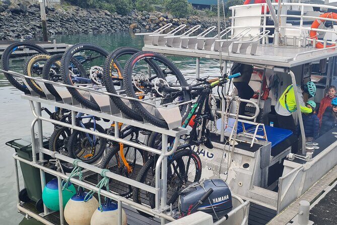 Bike Ferry Port Chalmers to Quarantine Island and Portobello, - A Practical and Scenic Bike Ferry Experience in Port Chalmers