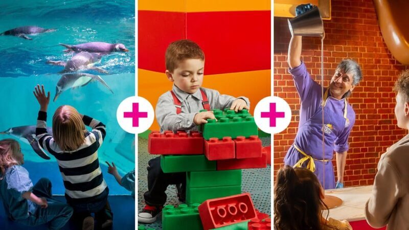 Birmingham: Cadbury World + SEA LIFE + LEGOLAND Discovery - Key Points