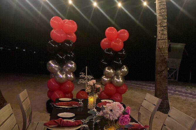 Birthday Dinner On Beach In Montego Bay Jamaica - Key Points