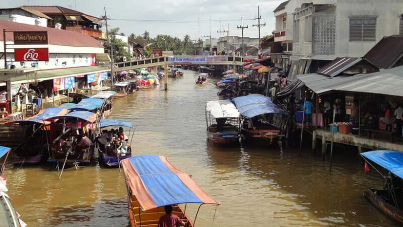 BKK: Damnoen Floating Market, Maeklong Rail & River Bridge - Key Points