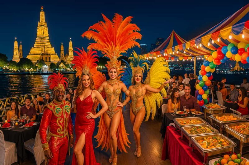 BKK:Canival Night Party Cruise&Free Beer &Upper desk & Dance - The Experience: From the Practical to the Picturesque
