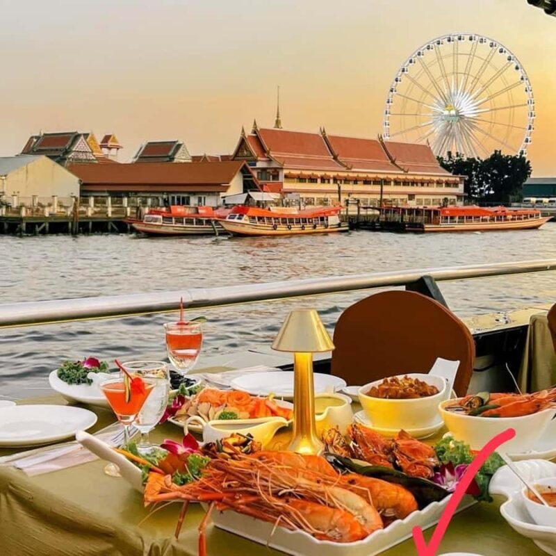 BKK:The Planet River Dinner Cruise &Upper desk Entertainment - An Elegant Evening on Bangkok’s Famous River