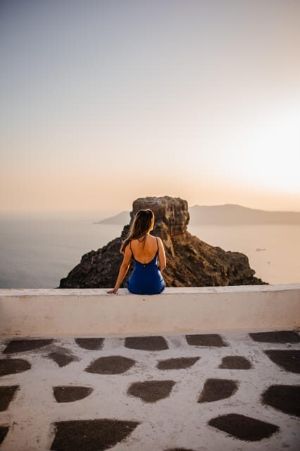 Blue domes in Oia village! Photo shoot in Santorini island! - An In-Depth Look at the Santorini Photoshoot