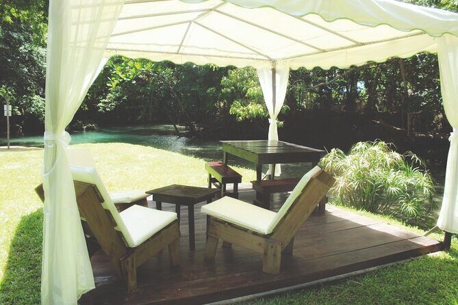 Blue Hole and Dunns River Falls Tour with Lunch and Cocktails at Reggae Hill - Authentic Experiences and Highlighted Reviews