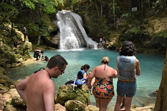 Blue Hole and Secret Falls Day Trip plus Shopping from Montego Bay Hotels - Key Points