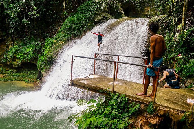Blue Hole, Dunns River & Island Gully Falls Guided Tour - Key Points