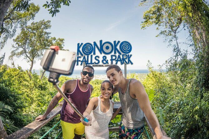 Blue Hole & Konoko Falls Park Combo Tour from Montego Bay - Key Points