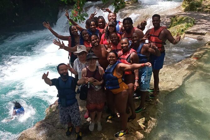 Blue Hole Waterfalls and Bamboo River Rafting Tour from Ocho Rios - The Itinerary in Detail