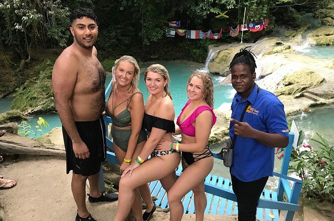 Blue hole waterfalls + horseback riding from Montego bay - Overview of the Tour Experience