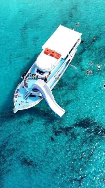 Blue Lagoon cruise with slide departing from Latchi harbour - The Water Slide & Water Toys