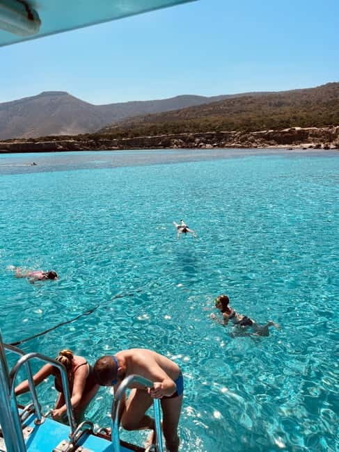 Blue Lagoon cruise with slide departing from Latchi harbour - The Sum Up