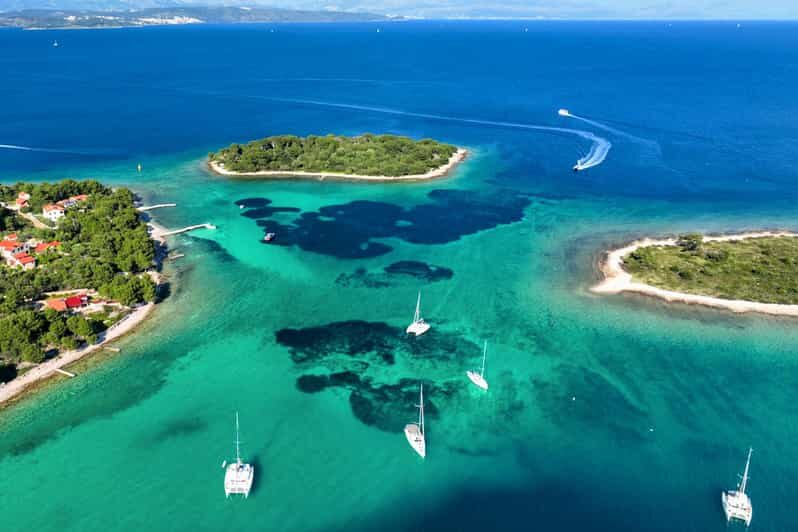Blue Lagoon & Trogir Private Half-day Speedboat Tour - Returning in Style: The Smooth Ride Back