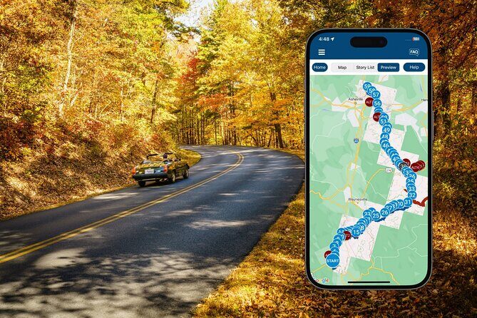 Blue Ridge Parkway (Cherokee to Asheville) Self-Guided Audio Tour - Detailed Breakdown of the Itinerary