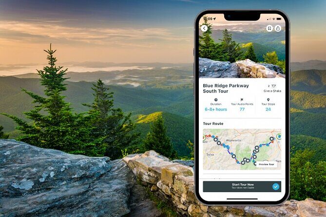 Blue Ridge Parkway South Self-Guided Audio Tour - A Detailed Breakdown of the Itinerary