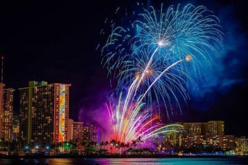 Board from Waikiki Beach: Friday Night Fireworks sail - A Scenic Evening on the Water