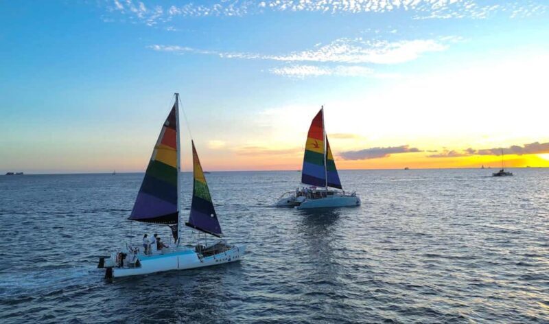 Board from Waikiki Beach: Scenic Sunset Sail on the Hwea - Scenery, Serenity, and a Splash of Paradise: A Review of the Waikiki Sunset Sail on Hawea
