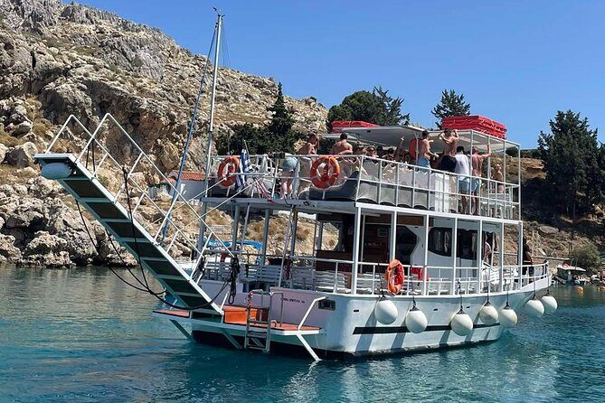 Boat Cruise in Lindos with Swim Stops & Meal Deal - FAQs