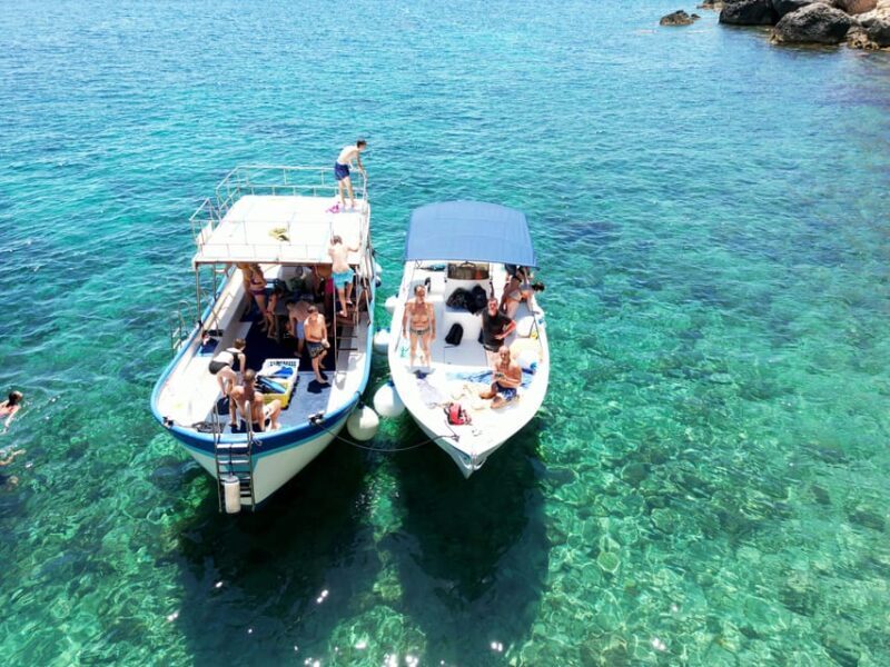 Boat tour to Favignana & Levanzo with Tastings and Swim stop - Key Points