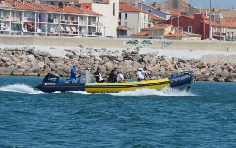Boat trip in the canals is on the Thau pond - Key Points