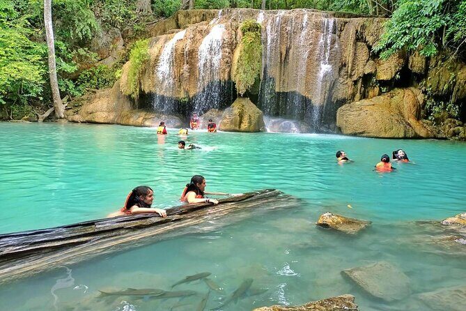 Boat trip River Kwai and Erawan Falls Full Day Tour From Bangkok - The Itinerary in Detail