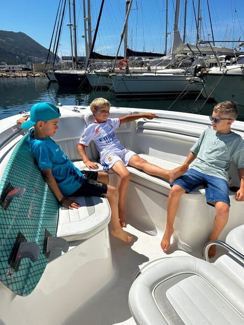 Boat trip with full of activities - bay of Gibraltar - Key Points