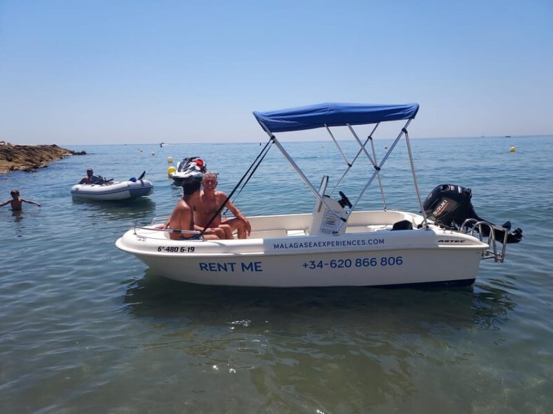Boat without license for rent in Málaga Capital, Playa del Palo - The Experience: What’s It Like on the Water