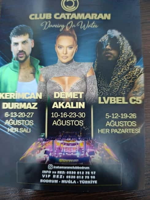 Bodrum: Catamaran Night Club Entry - Dance on the Water - Key Points
