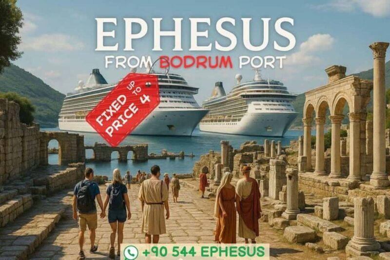 Bodrum to Ephesus  Fixed Price up to 4 people - Key Points