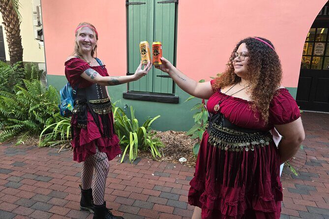 Booze and Boos Haunted St. Augustine Ghost Walking Tour - Key Points