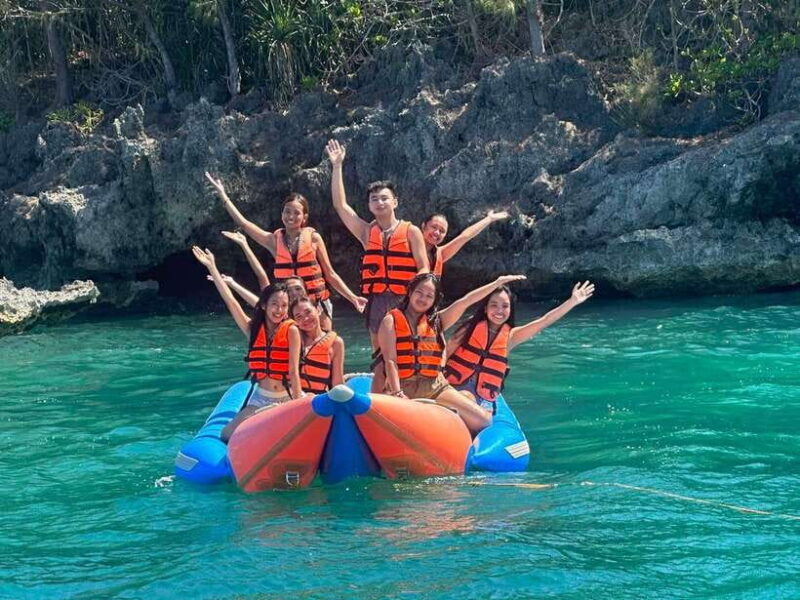 Boracay: Banana Boat Ride - The Charm of a Quick, Water-Splashing Ride