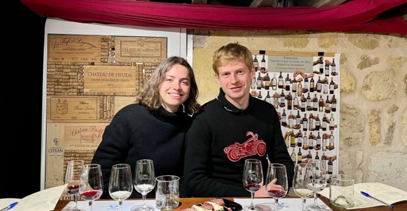Bordeaux wine: tasting class 4 red wines pairing charcuterie - Key Points