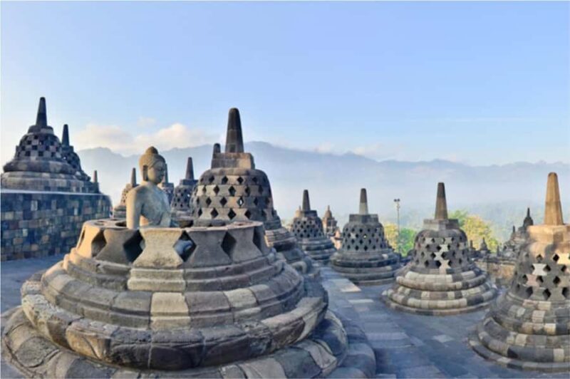 Borobudur Climb Up, Merapi Jeep & Prambanan with Entry Fees - Key Points